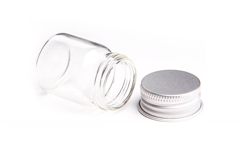 Glazen Potjes met Schroefdeksel - 5 ml - Lege-capsules.com – Lege Capsules